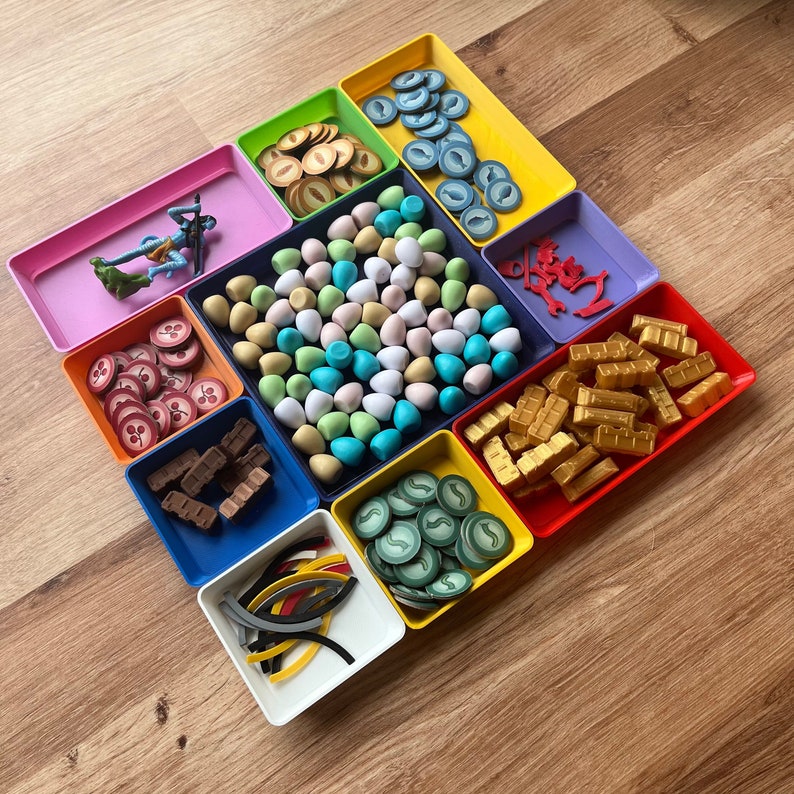 Modular Board Game Token Trays Build the Perfect Table Top Setup - Etsy