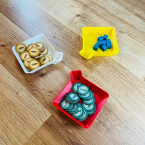 Universal Stackable Board Game Token Trays With Funnels - Etsy