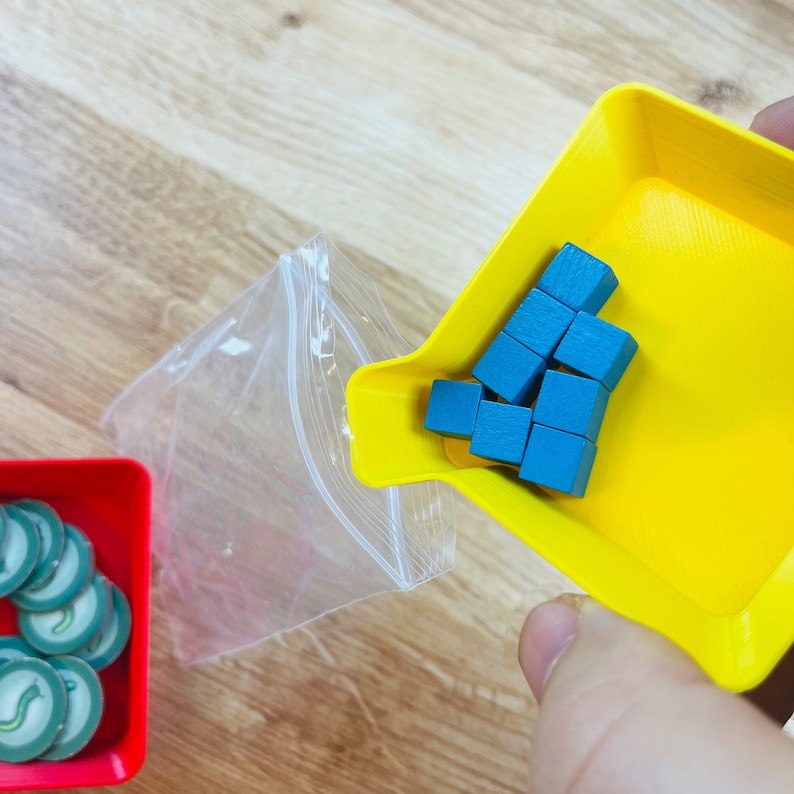 Universal Stackable Board Game Token Trays With Funnels - Etsy