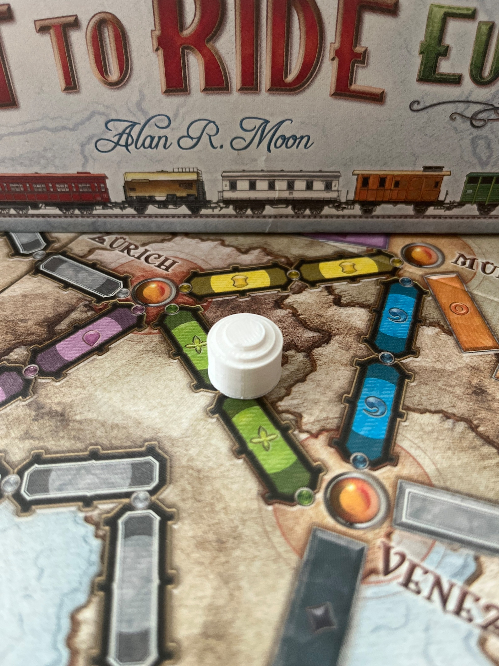 Ticket to Ride Custom Trains / Stations / Scoring Markers (custom ...