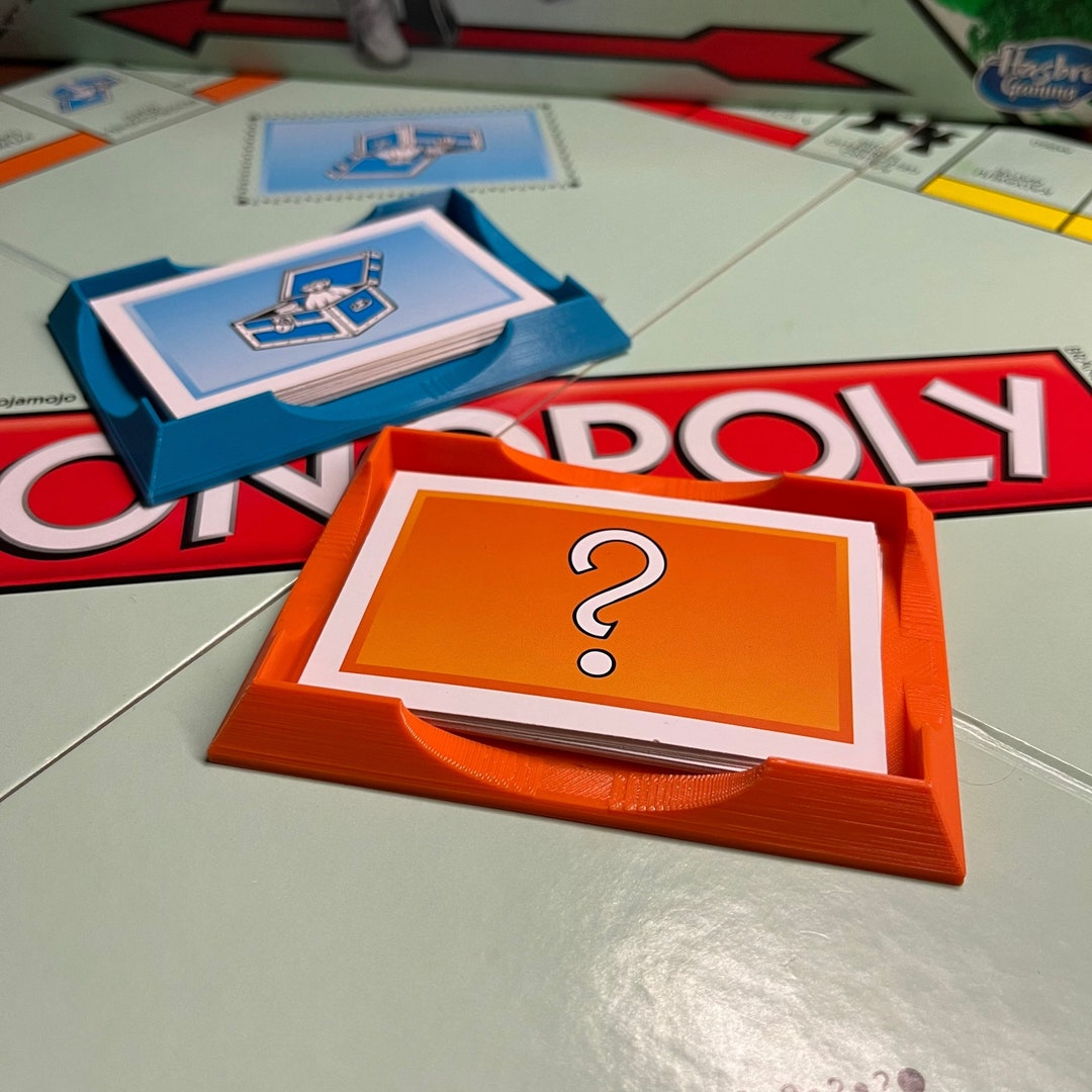 Organizer for Chance and Community Chest Monopoly Cards | Monopoly Card ...