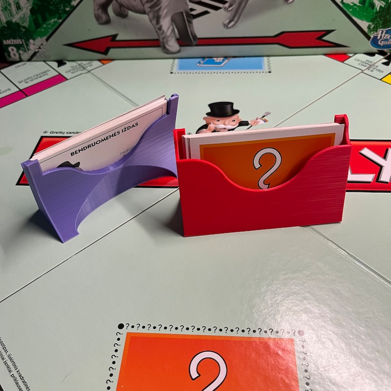 Monopoly Chance and Community Chest Card Holder - Etsy