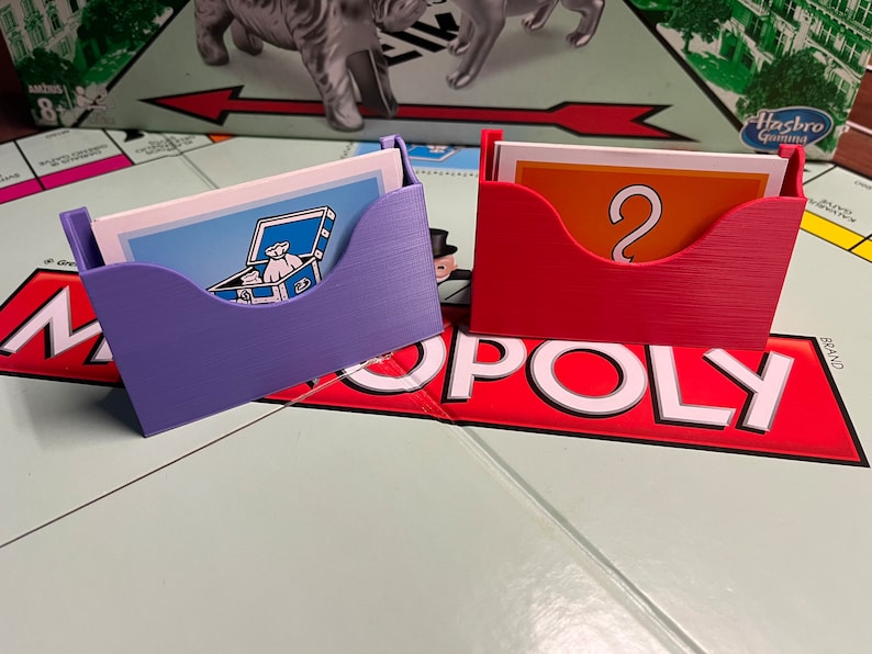 Monopoly Chance and Community Chest Card Holder - Etsy