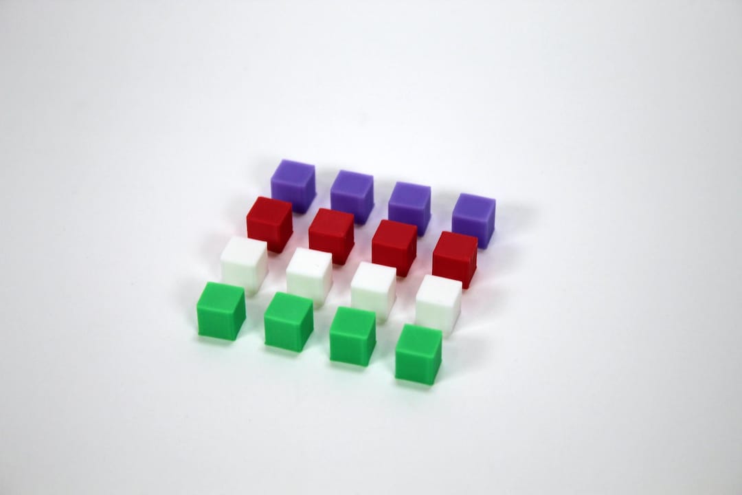 Azul Scoring Pieces - Azul Scoring Markers - Scoring Marker Cubes ...