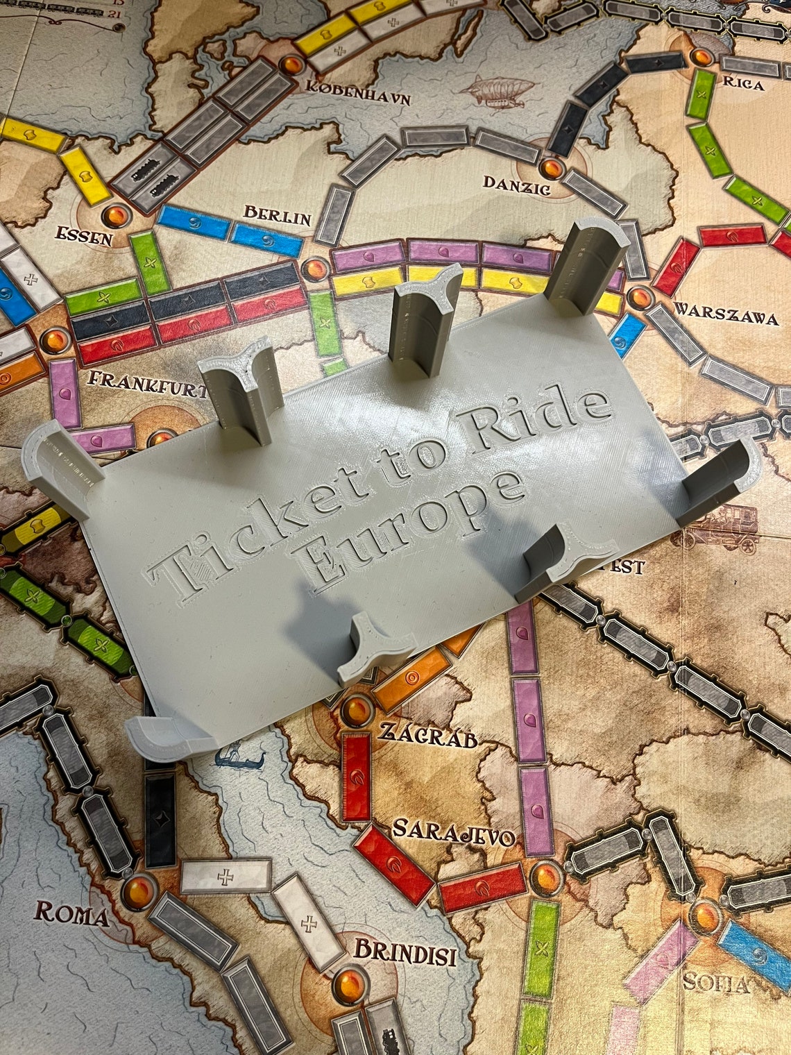 Ticket to Ride Europe Card Deck Holder - Etsy
