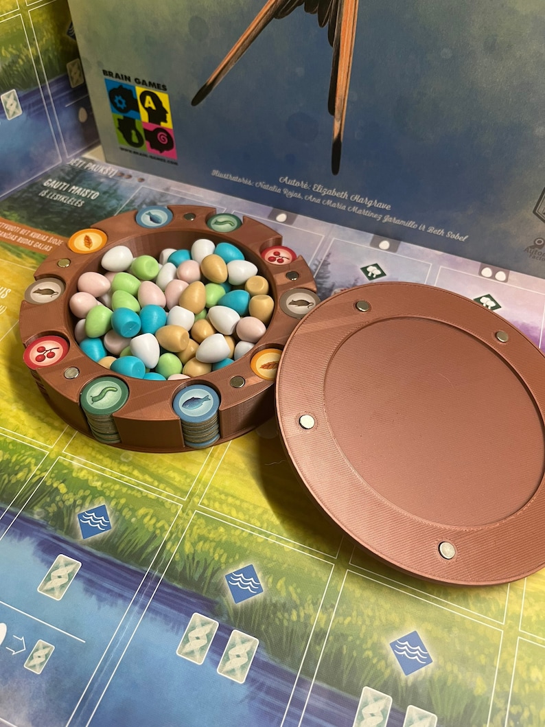 Wingspan Egg and Food Token Organizer With a Magnetic Lid - Base Game ...