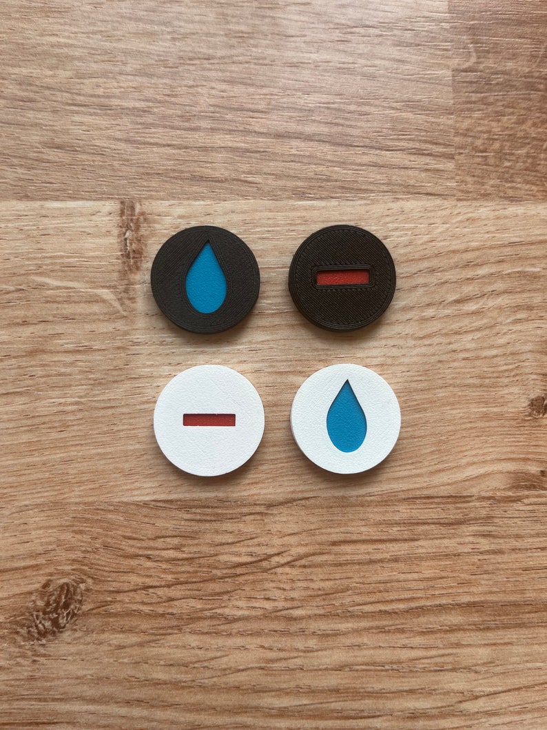 Radlands Water Tokens - Set of 12 - Board Game Water Tokens - Etsy