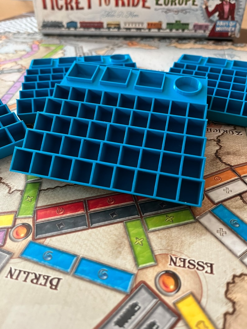 Ticket to Ride Europe Organizer Tray - Etsy