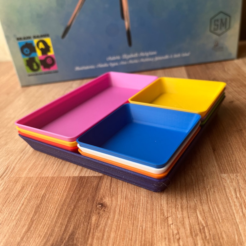 Modular Board Game Token Trays Build the Perfect Table Top Setup - Etsy