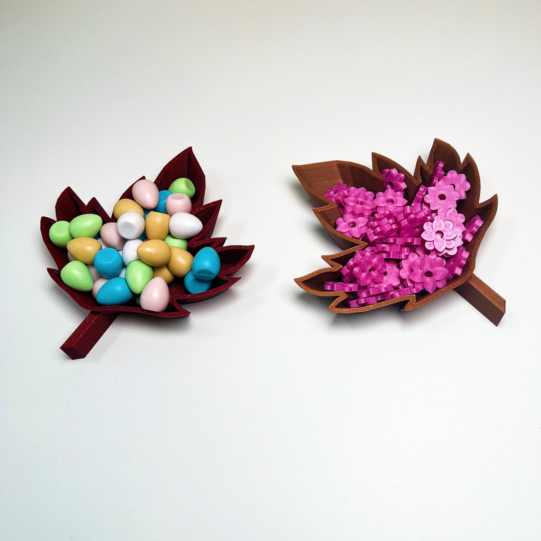 Leaf Shaped Board Game Token Trays - Forest Themed Board Game Organizer ...