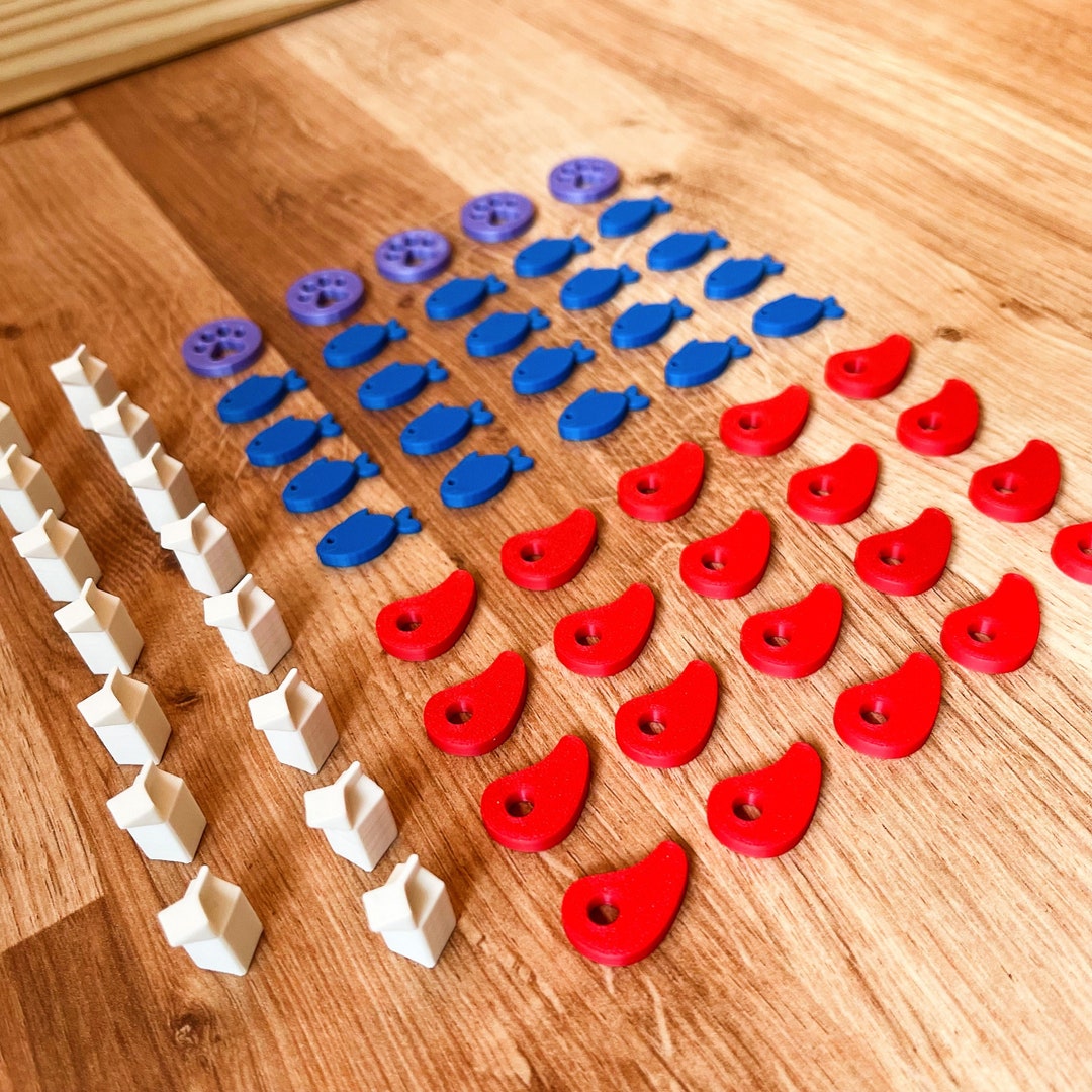 Cat Lady Tokens Upgrade Set - Board Game Resource Tokens - Etsy