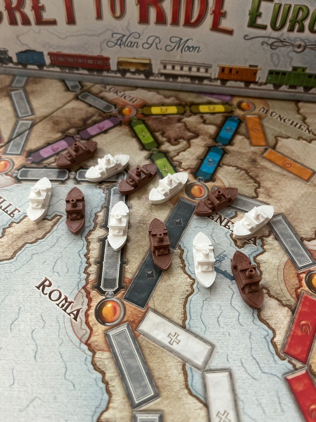 50 Ships for Ticket to Ride Board Game | Boats | Rails & Sails | TTR ...