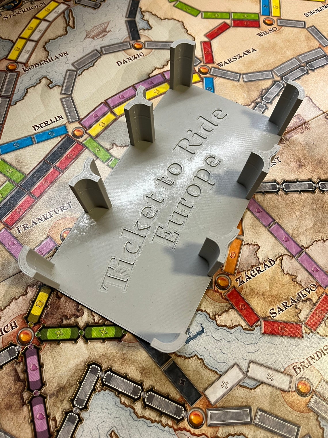 Ticket to Ride Europe Card Deck Holder - Etsy