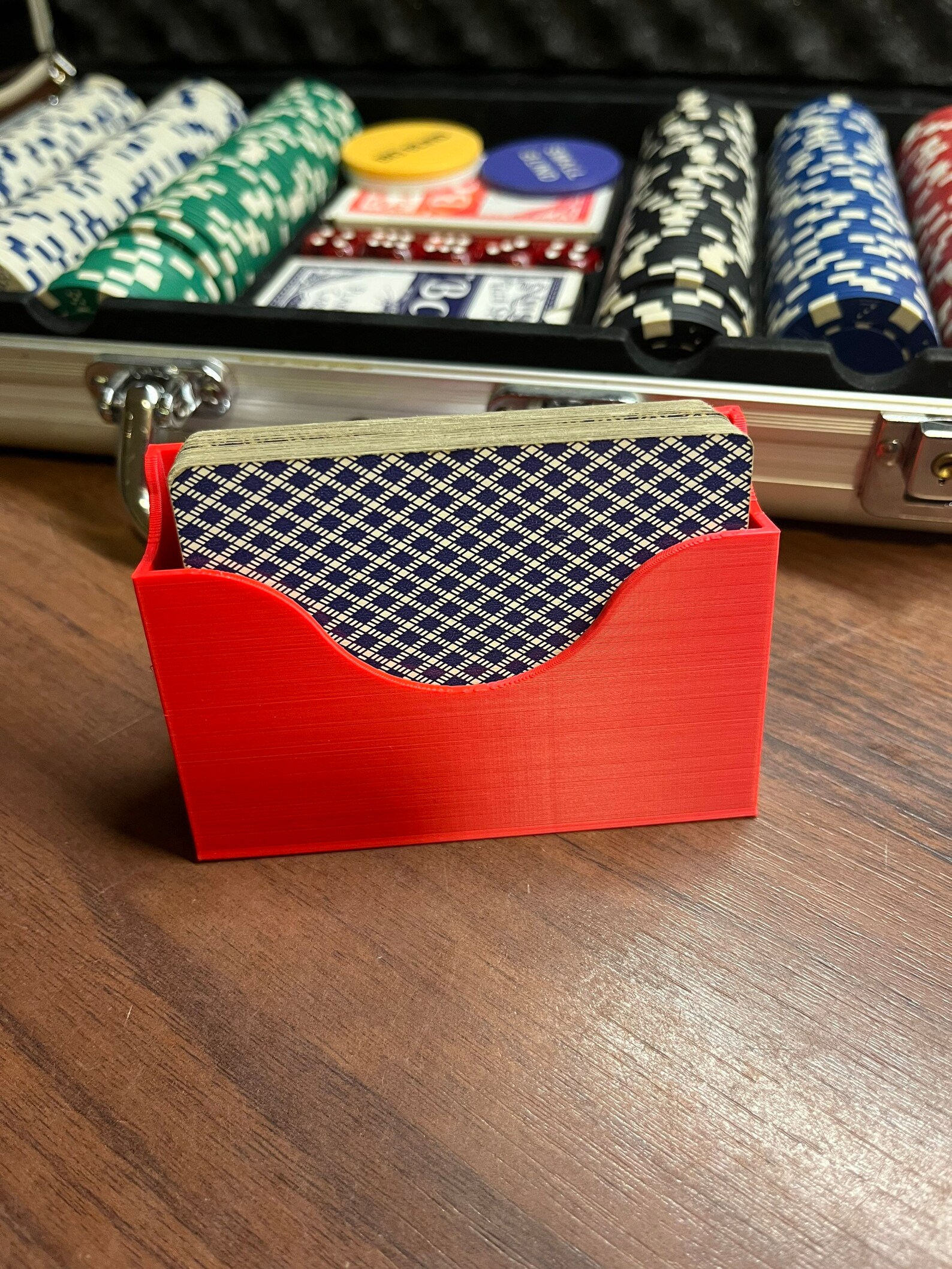 Playing Poker Card Holder | Poker Cards Tray | Card Deck Stand - Etsy