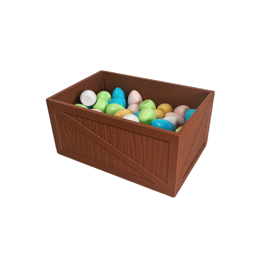 Wooden Crate Token Tray - Board Game Token Organizer - Token Storage ...