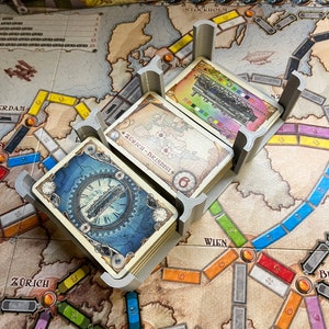 Ticket to Ride Europe Card Deck Holder - Etsy