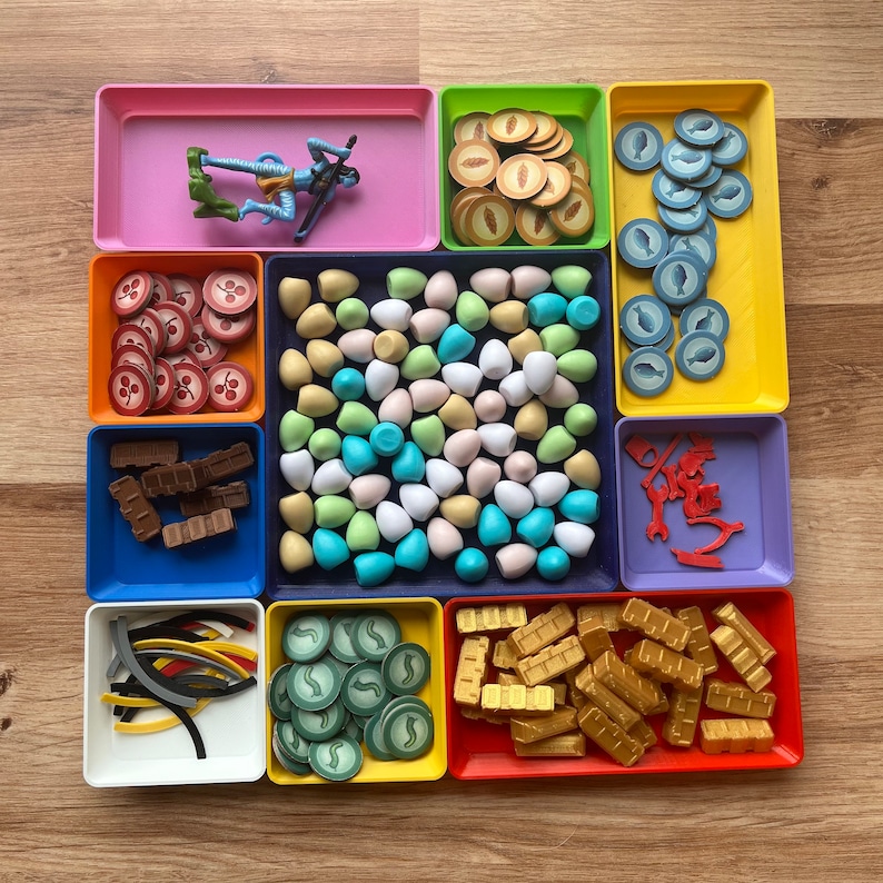 Modular Board Game Token Trays Build the Perfect Table Top Setup - Etsy