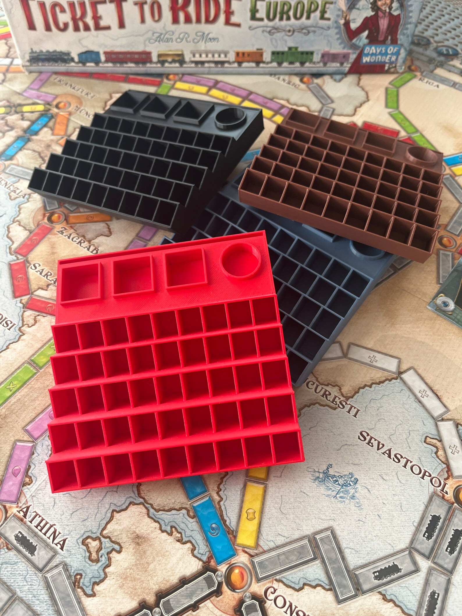 Ticket to Ride Europe Organizer Tray - Etsy