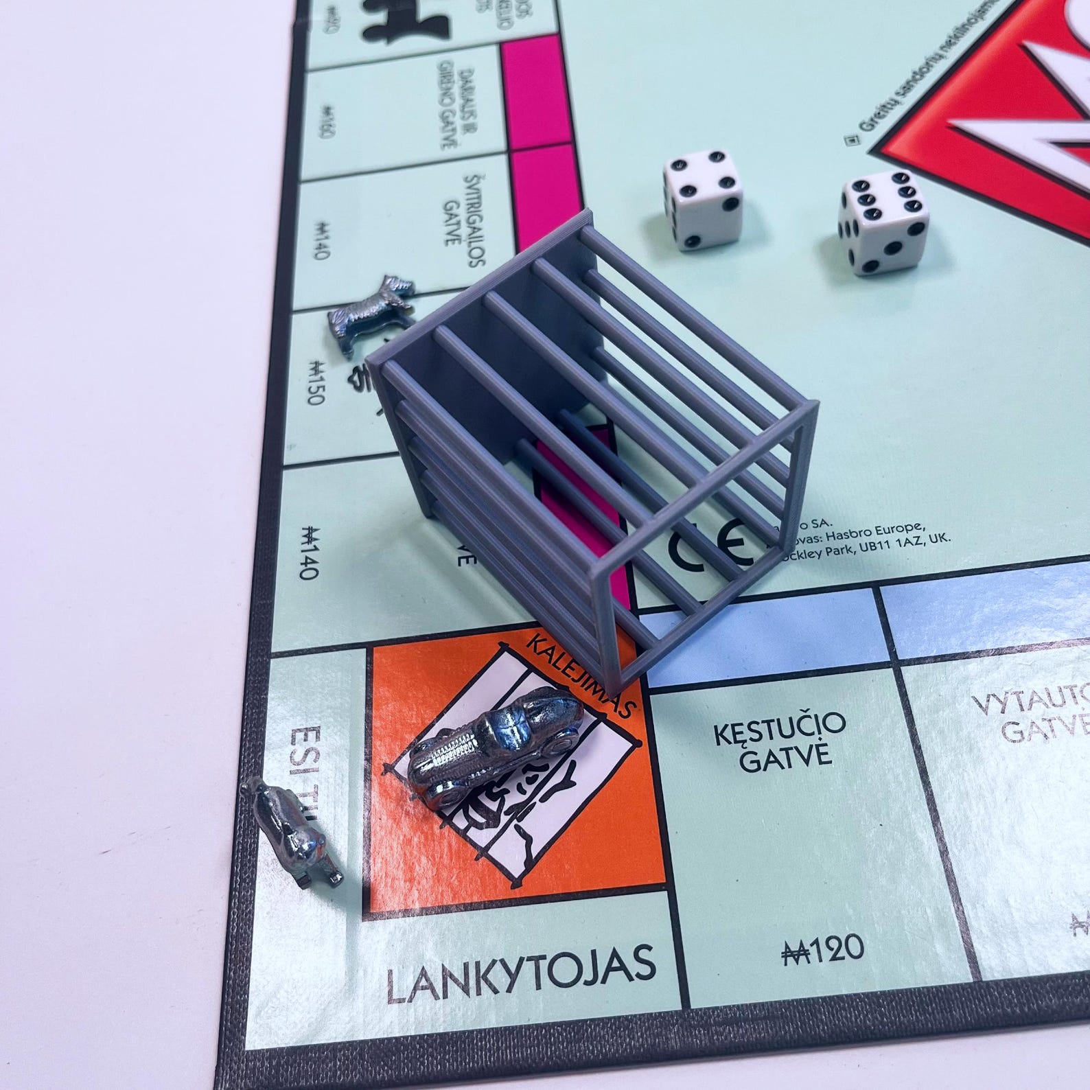 Monopoly Jail / Prison Cell for Monopoly Token / Dice Jail - Etsy