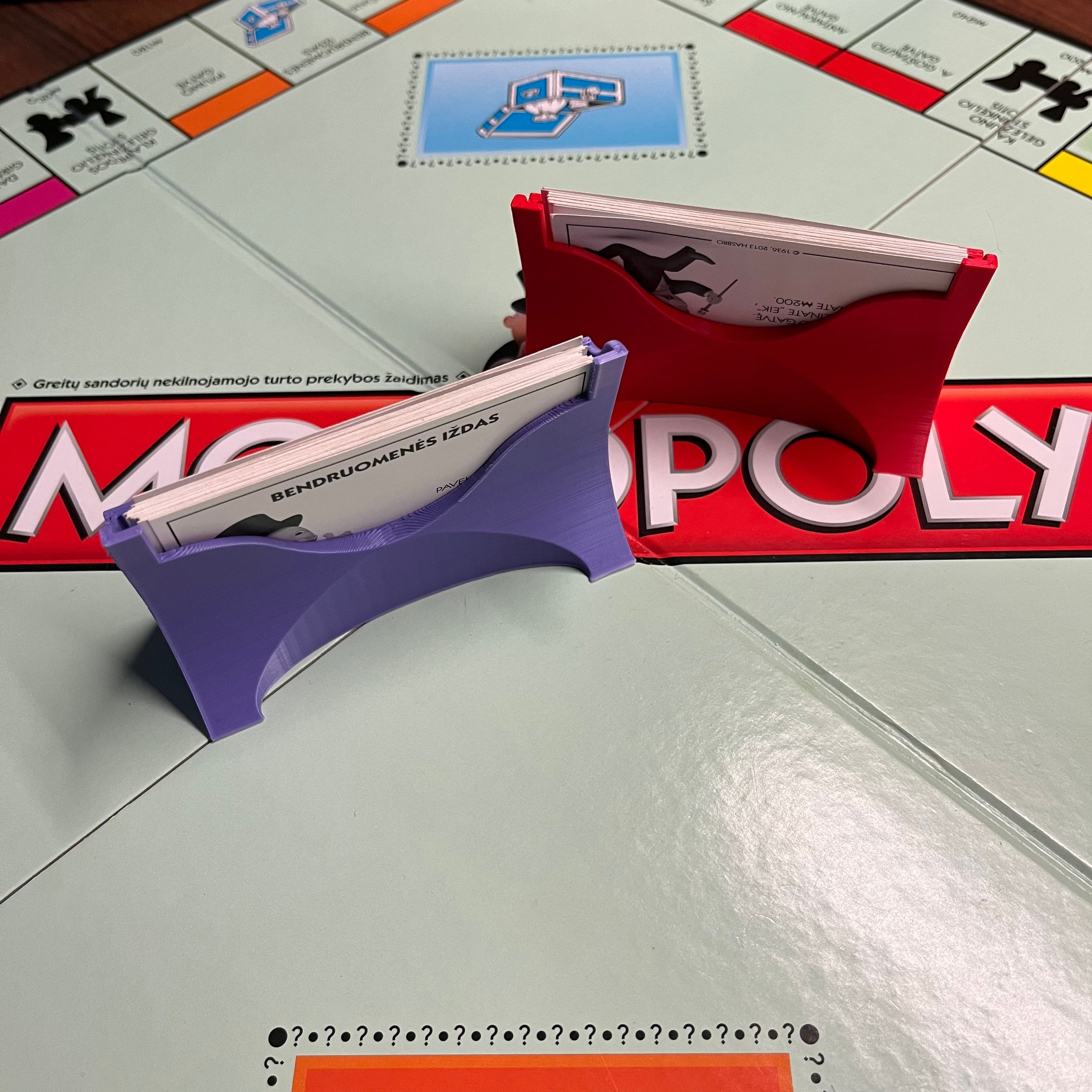 Monopoly Chance and Community Chest Card Holder - Etsy