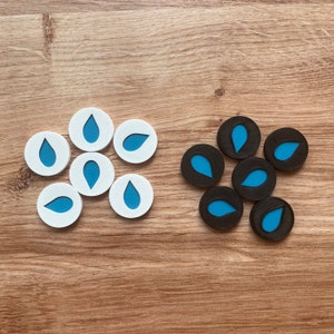 Radlands Water Tokens - Set of 12 - Board Game Water Tokens - Etsy