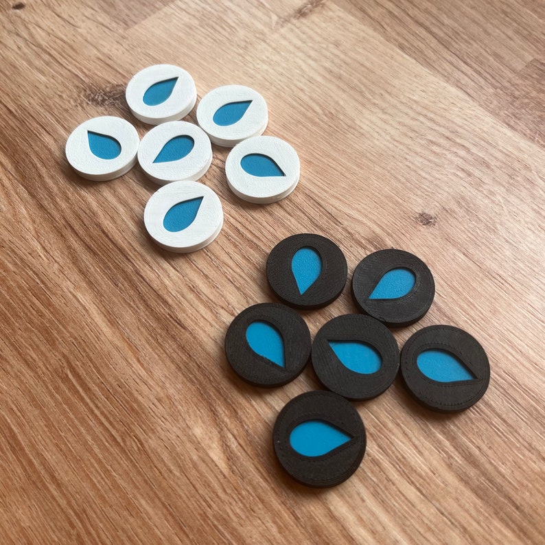 Radlands Water Tokens Set of 12 Board Game Water Tokens - Etsy