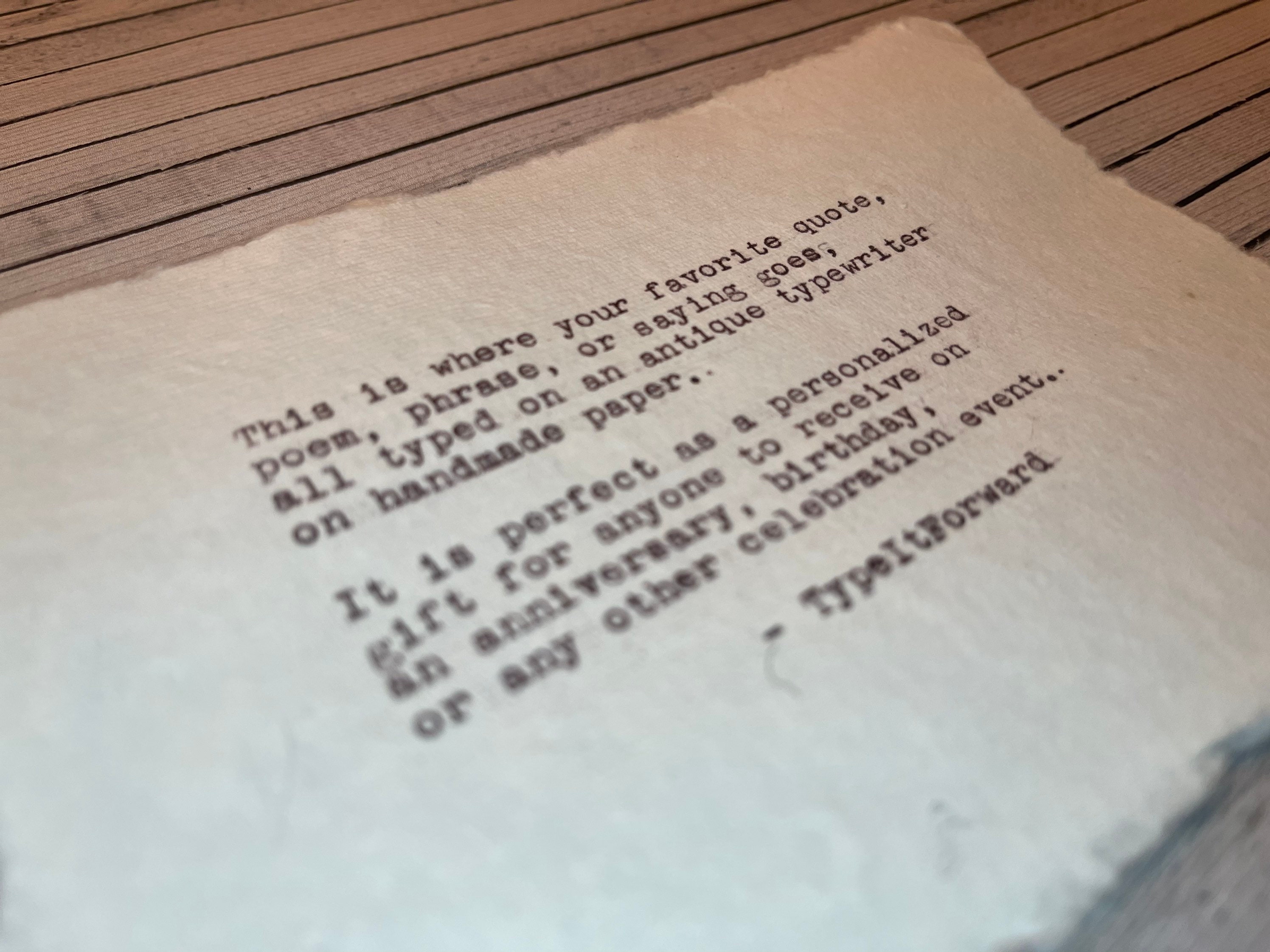 Handtyped Love Notes Quotes Relationship Gift Sentimental Anniversary ...