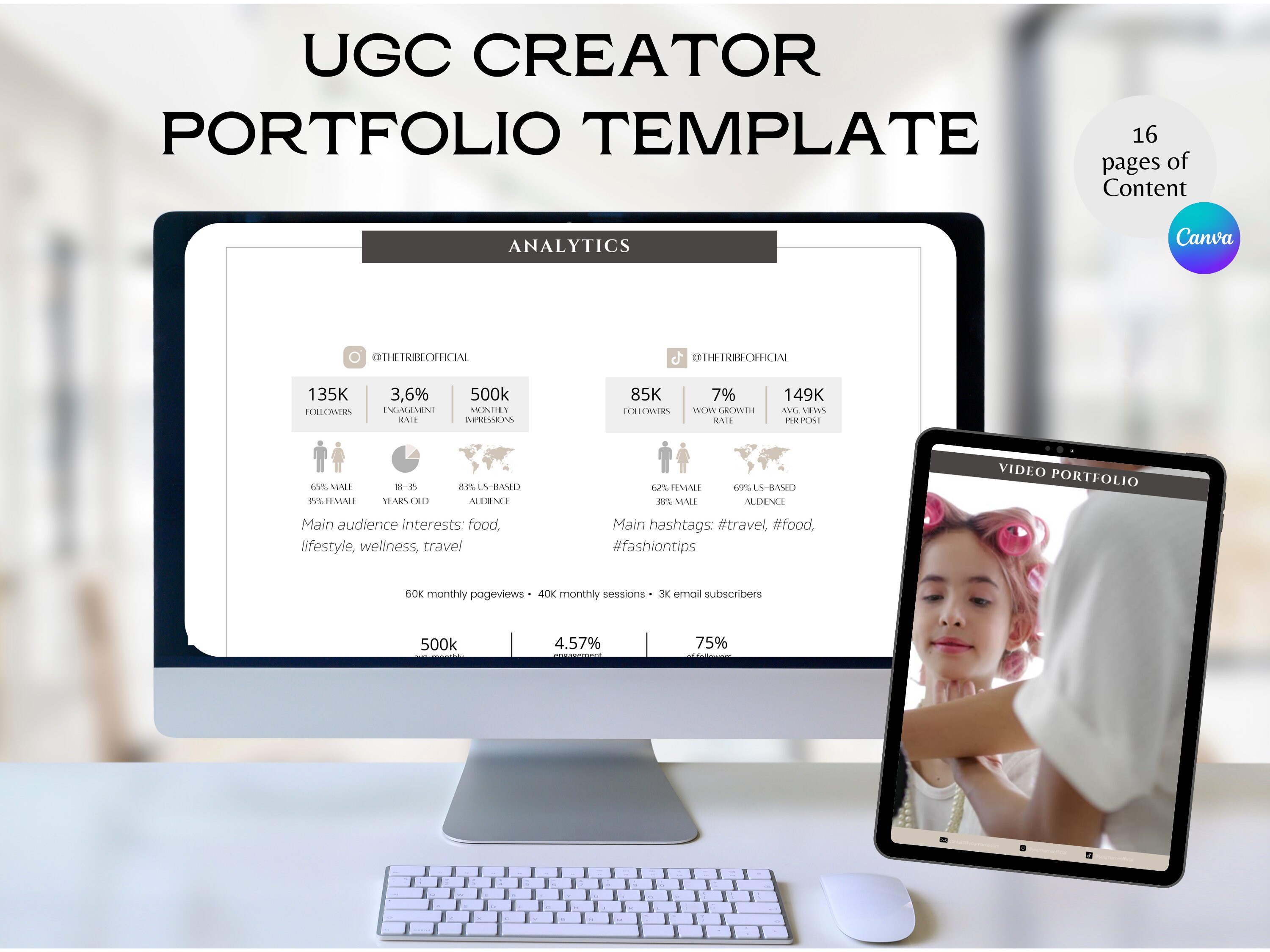 UGC Portfolio, UGC Media Kit,ugc Portfolio Website,ugc Creator ...