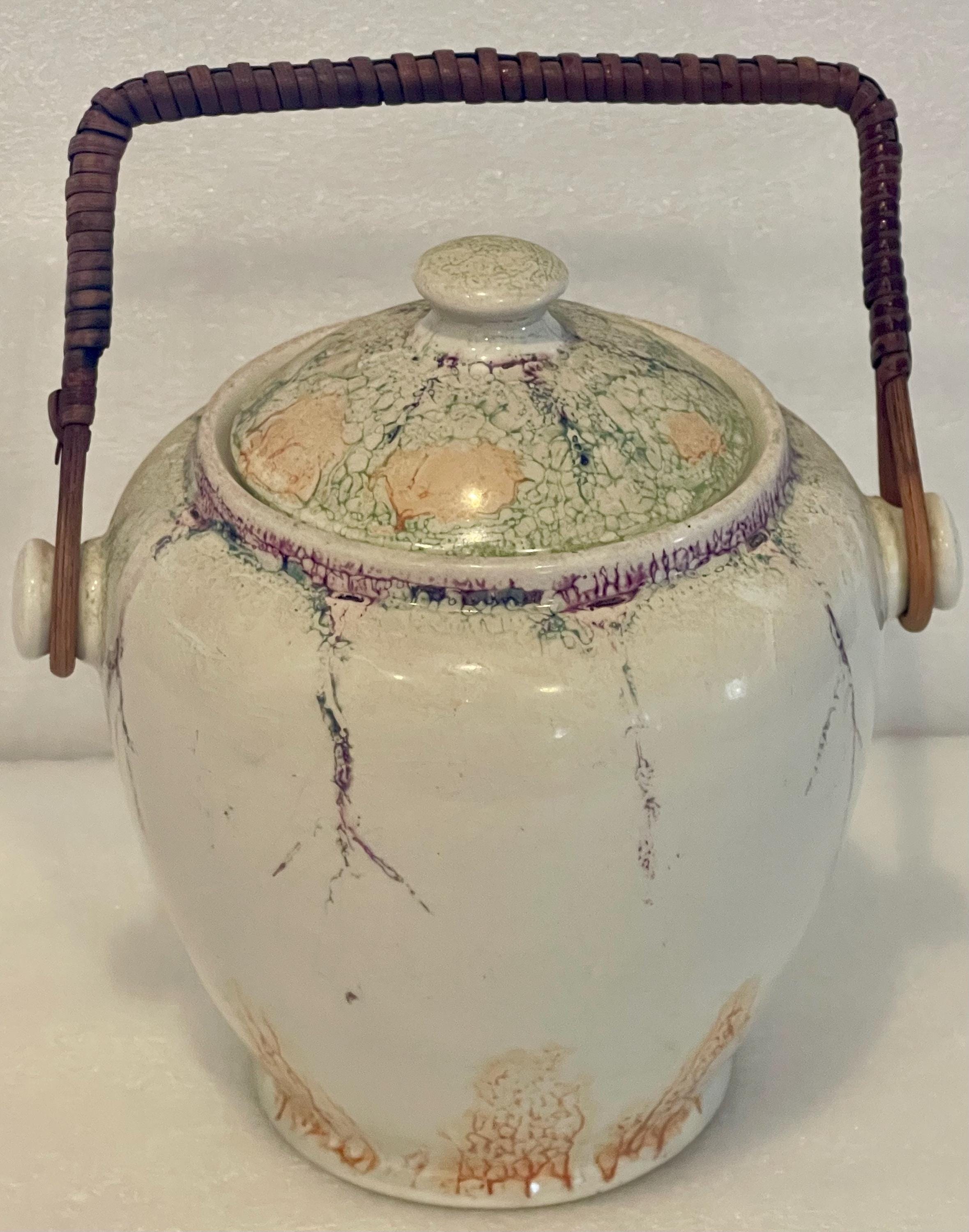 New Hall Pottery Biscuit Jar Porcelain With Handle England - Etsy