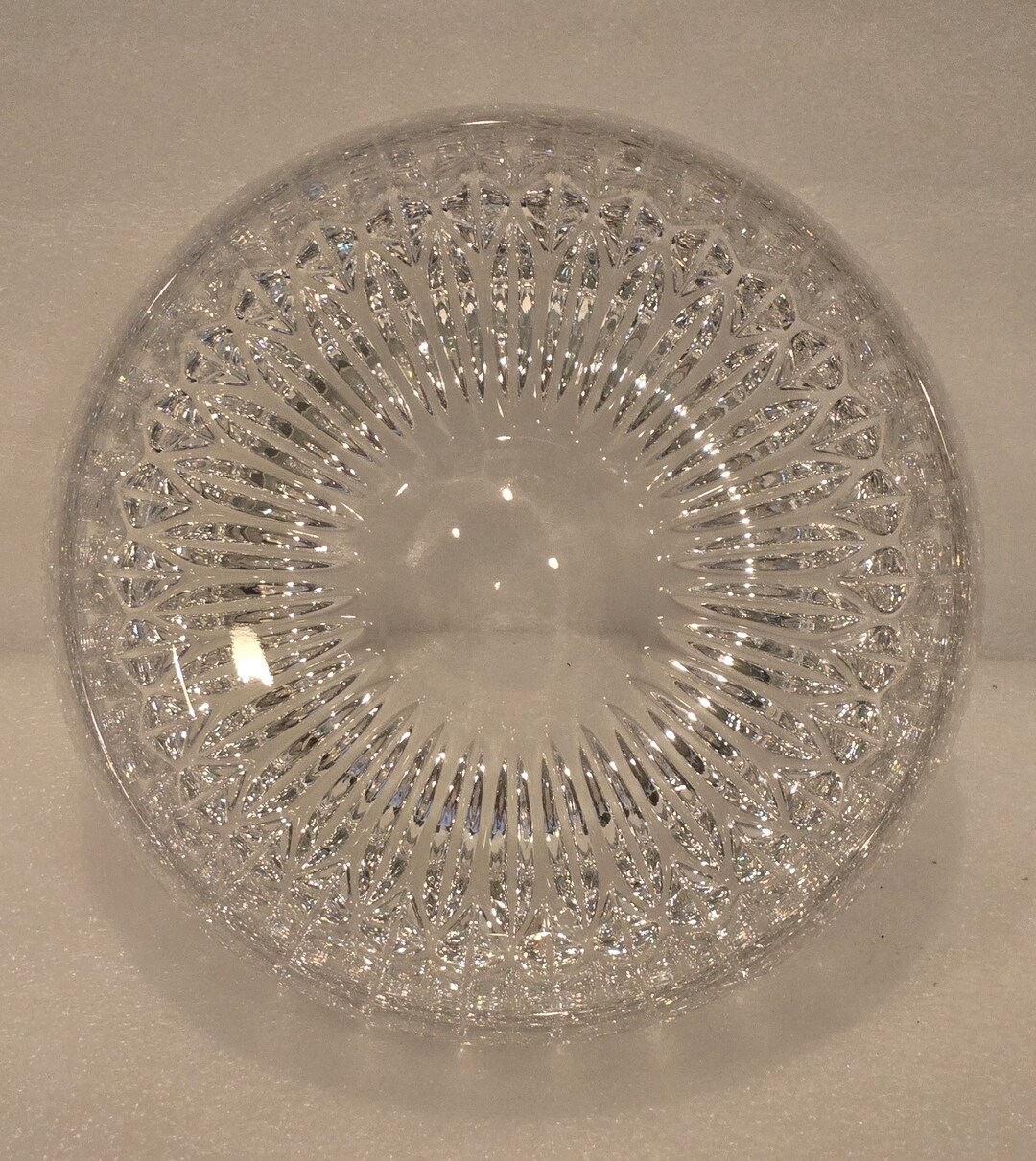 Gorham Hand Cut Full Lead Crystal Bowl Althea Pattern 7.5" Wide Made in ...
