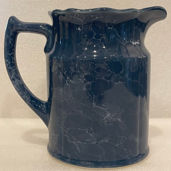 Blue Ceramic Pitcher - Etsy