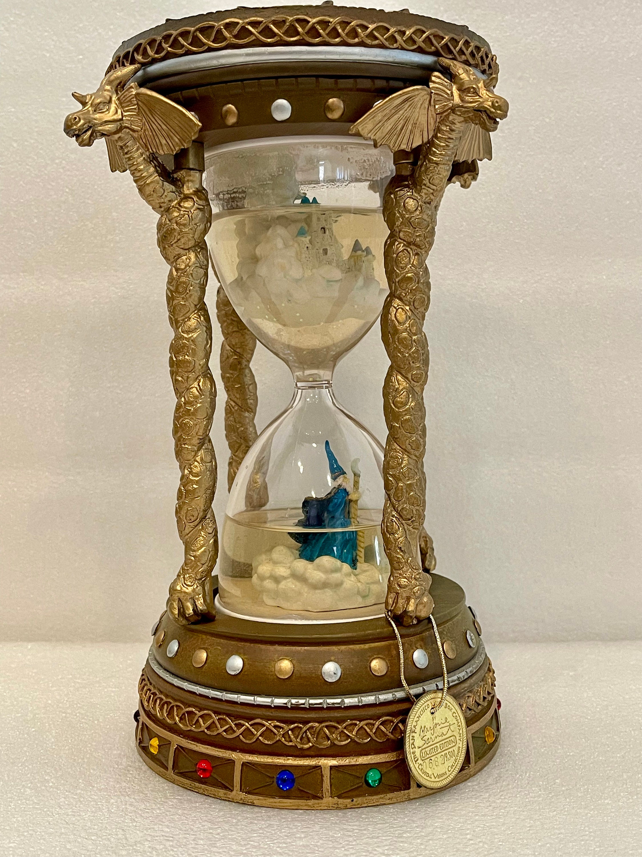 Crystal Visions Hourglass Marjorie Sarnat- the San Francisco Music Box ...