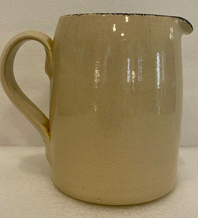 Vintage Hand Crafted Casey Pottery Co Pitcher Fruit Marshall Texas USA ...