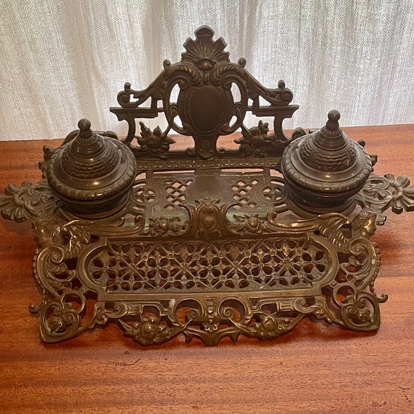 Double Inkwell - Etsy