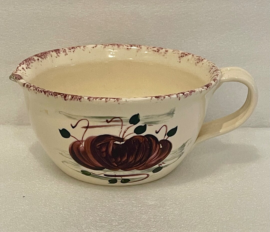 Mixing Bowl Casey Pottery Marshall TX Pour Spout & Handle Vintage ...