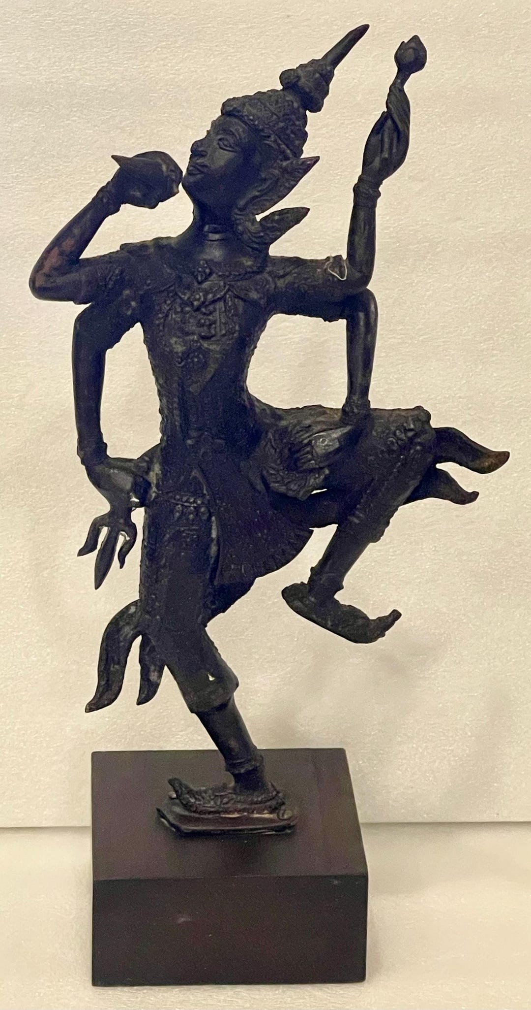 Thailand Bronze Hindu Dancing Vishnu Diety 14” Tall - Etsy