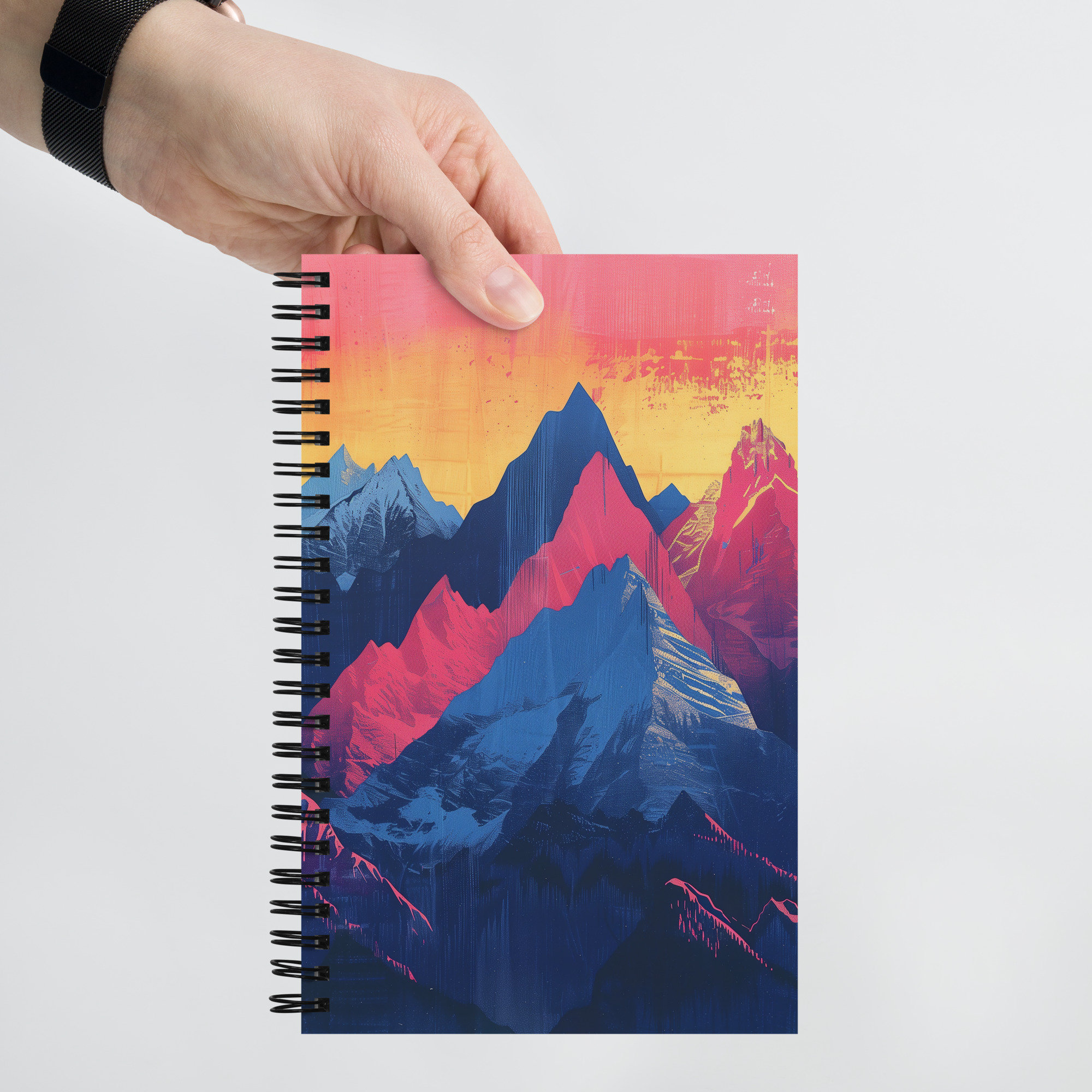 Mountain Range Spiral Notebook, Bullet Journal, Art School Supplies - Etsy