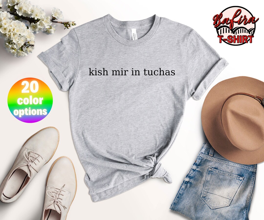 Kish Mir in Tuchas Shirt, Holiday Hanukkah Shirts, Gift for Jewish ...