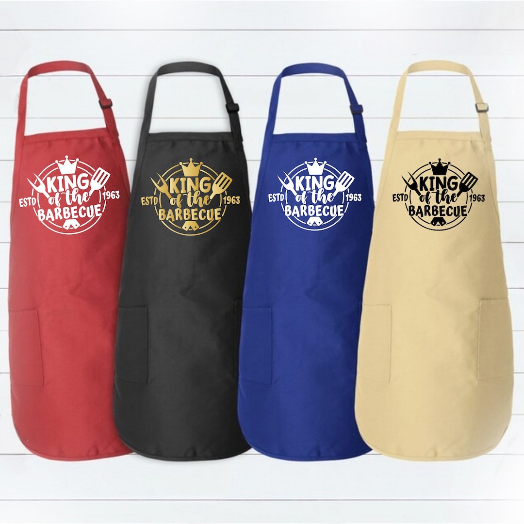 Personalized Barbecue Apron, Custom BBQ Apron for Men, Cute Father's ...