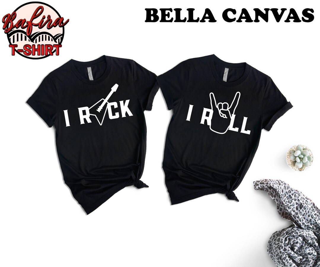 I Rock I Roll Shirt, Matching Rock N Roll Tee, Music Lover Shirt, Retro ...