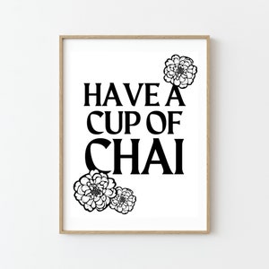 INSTANT DOWNLOAD Chai Graphic - Wall Art, Printable - Etsy