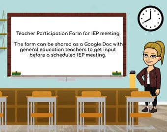 Sped Teacher Input - Etsy