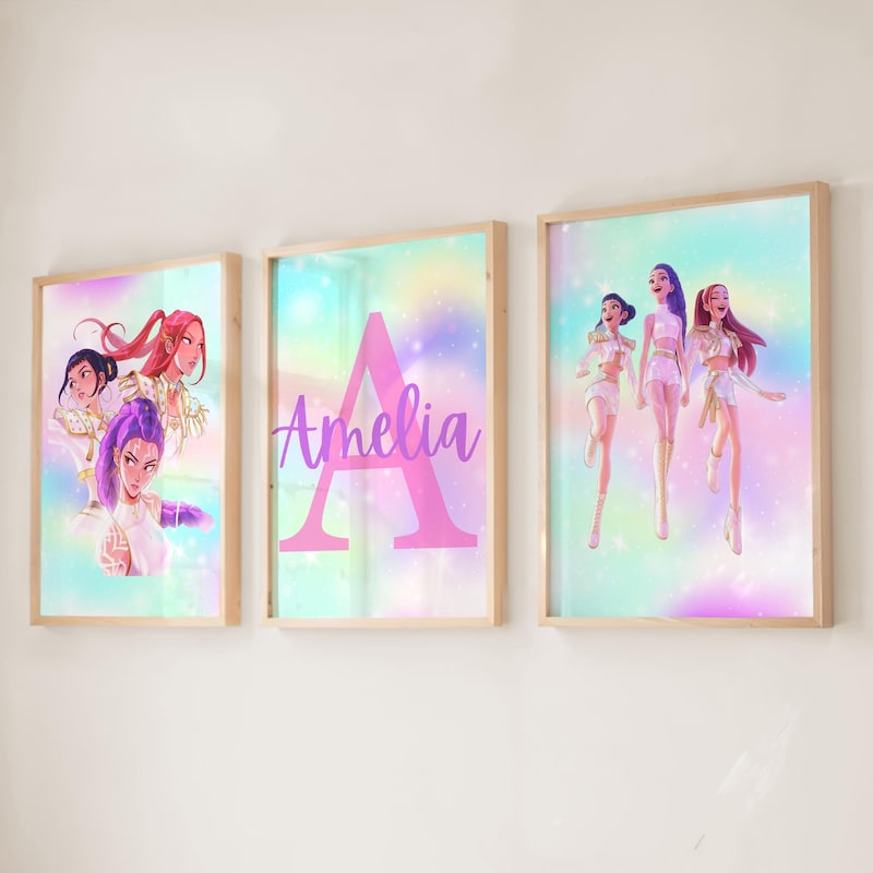 Kpop Demon Hunter Posters - Etsy