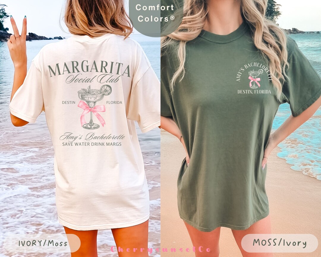 Save Water Drink Margs Shirts Personalized Margarita Social Club ...