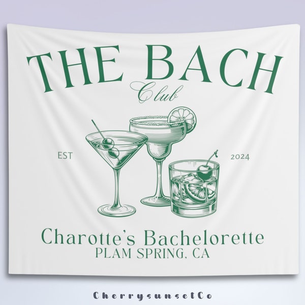 The Beach Club Backdrop - Etsy