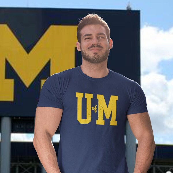 University of Michigan Shirt - Etsy