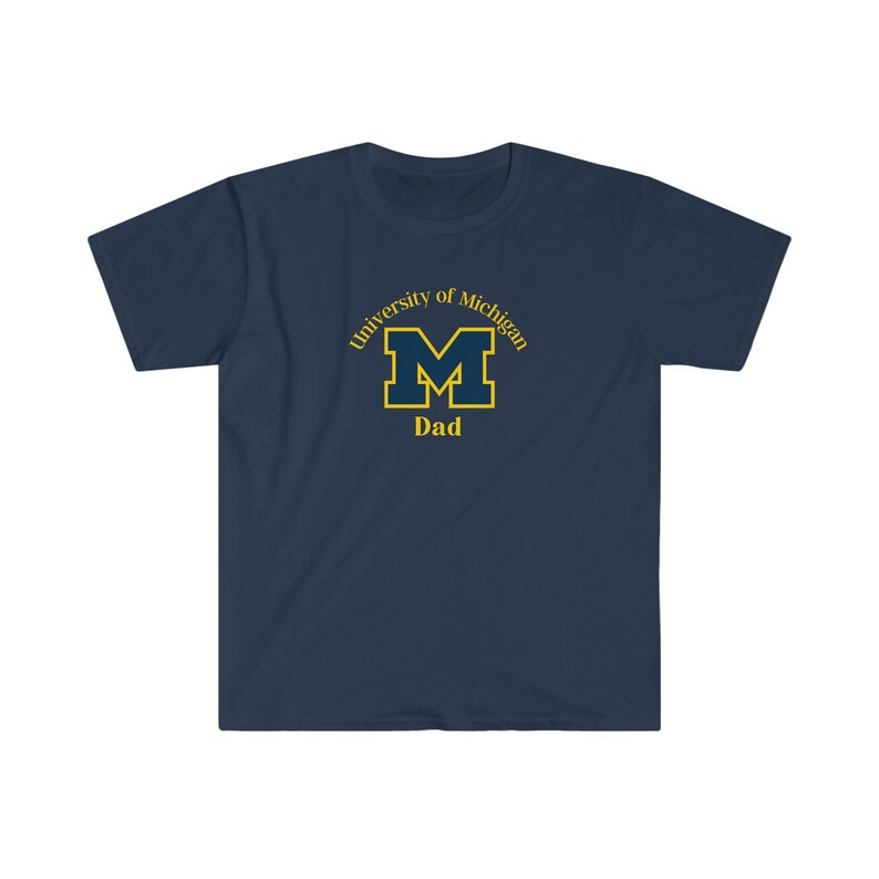 Michigan Dad Shirt University of Michigan Dad Tee College Dad Shirt ...