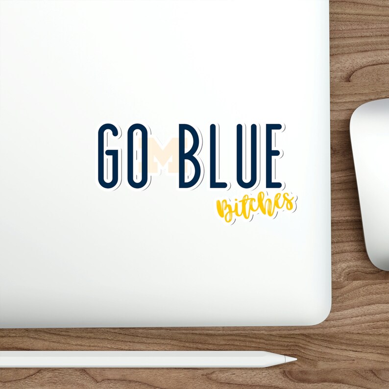 Michigan Die-cut Stickers Umich Stickers University of - Etsy