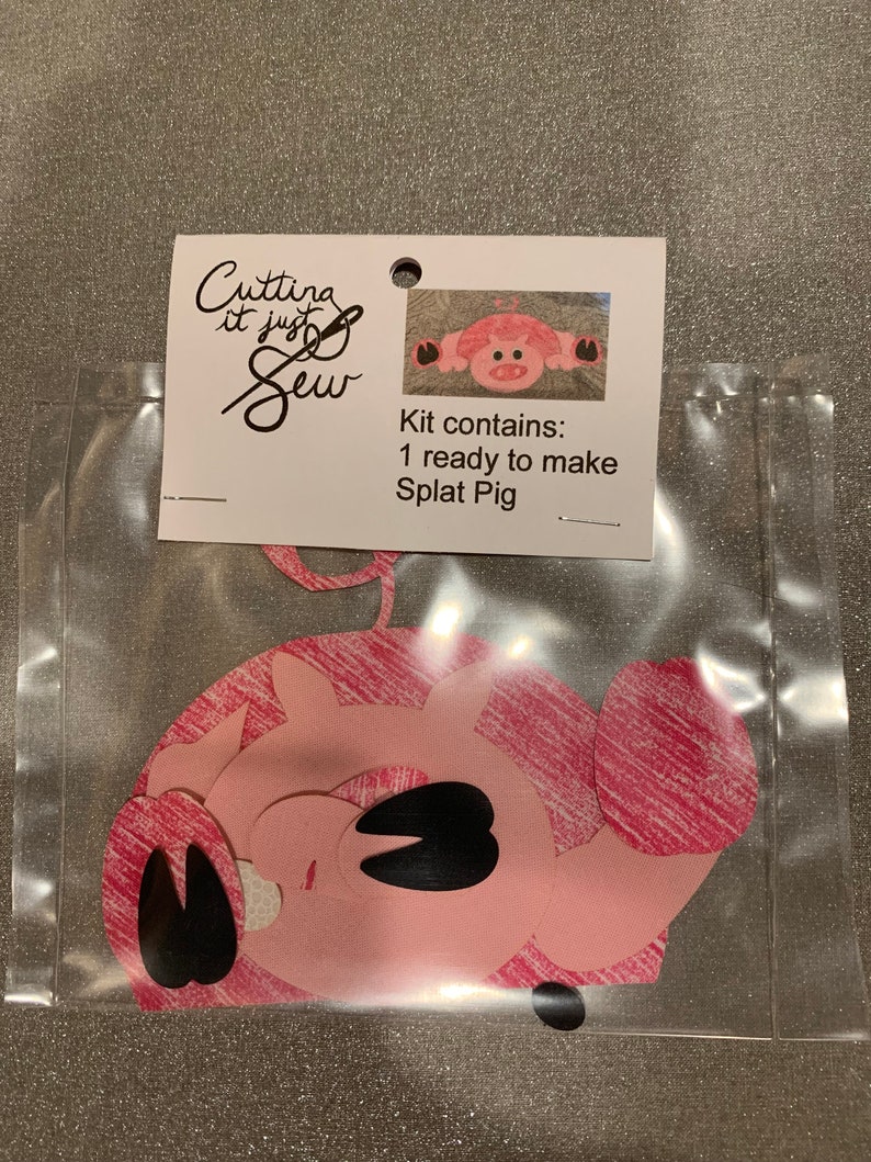 Splat Pig Applique - Etsy