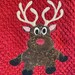 Splat Reindeer Applique - Etsy